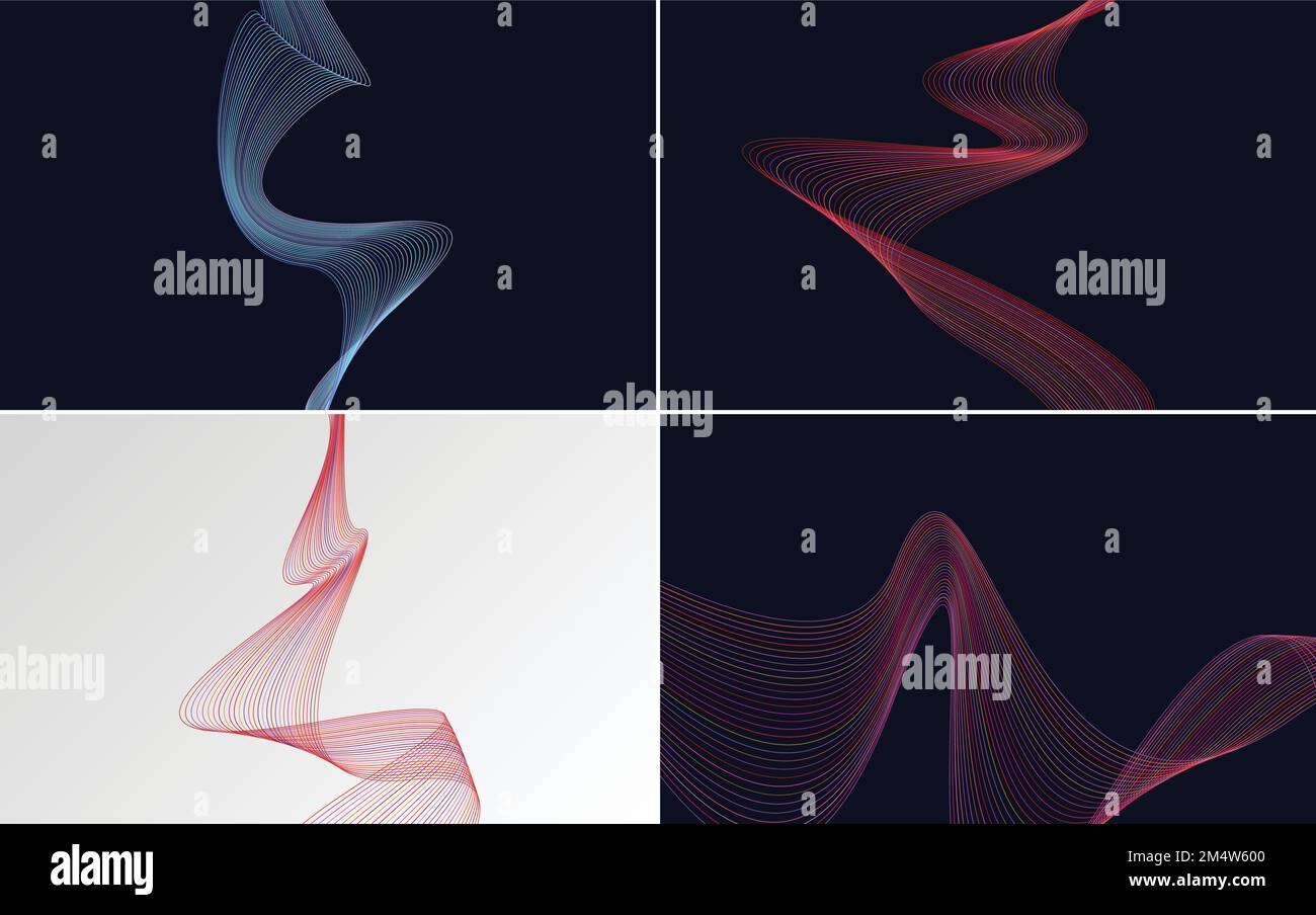 Use these vector line backgrounds to add visual interest to your work ...