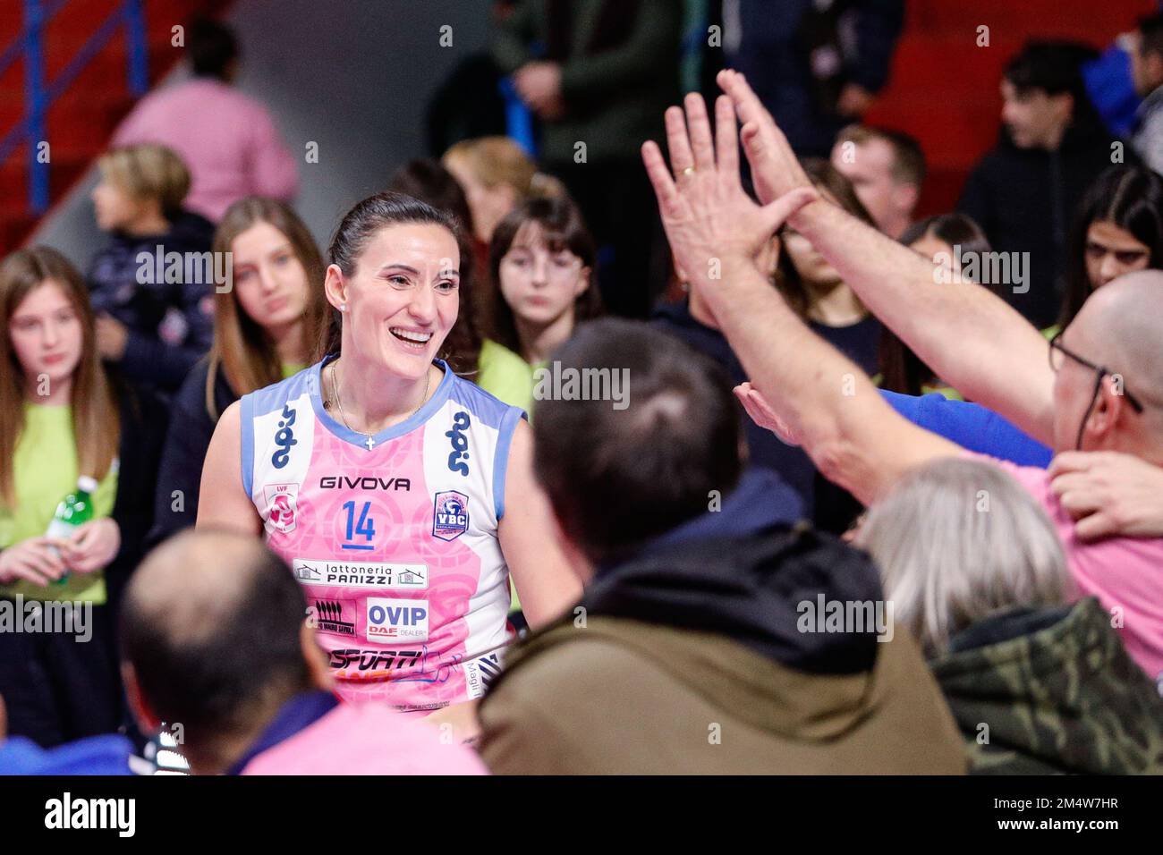 Pala Radi, Casalmaggiore (CR), Italy, December 11, 2022, Emiliya ...