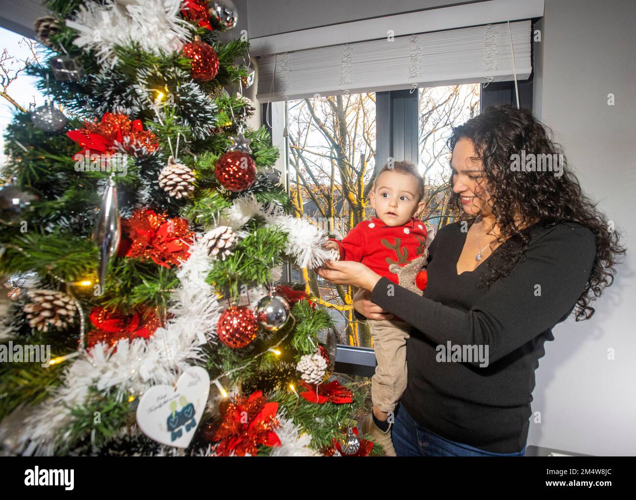 Jasmyn Lamba with her son Raman Lamba who was born with severe ...