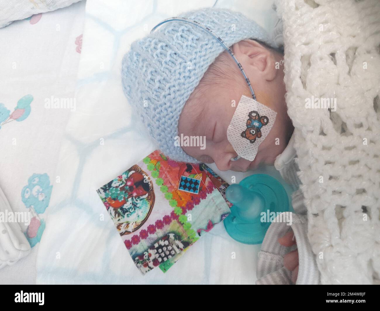 Undated handout photo issued by Jasmyn Lamba of her newborn son Raman ...