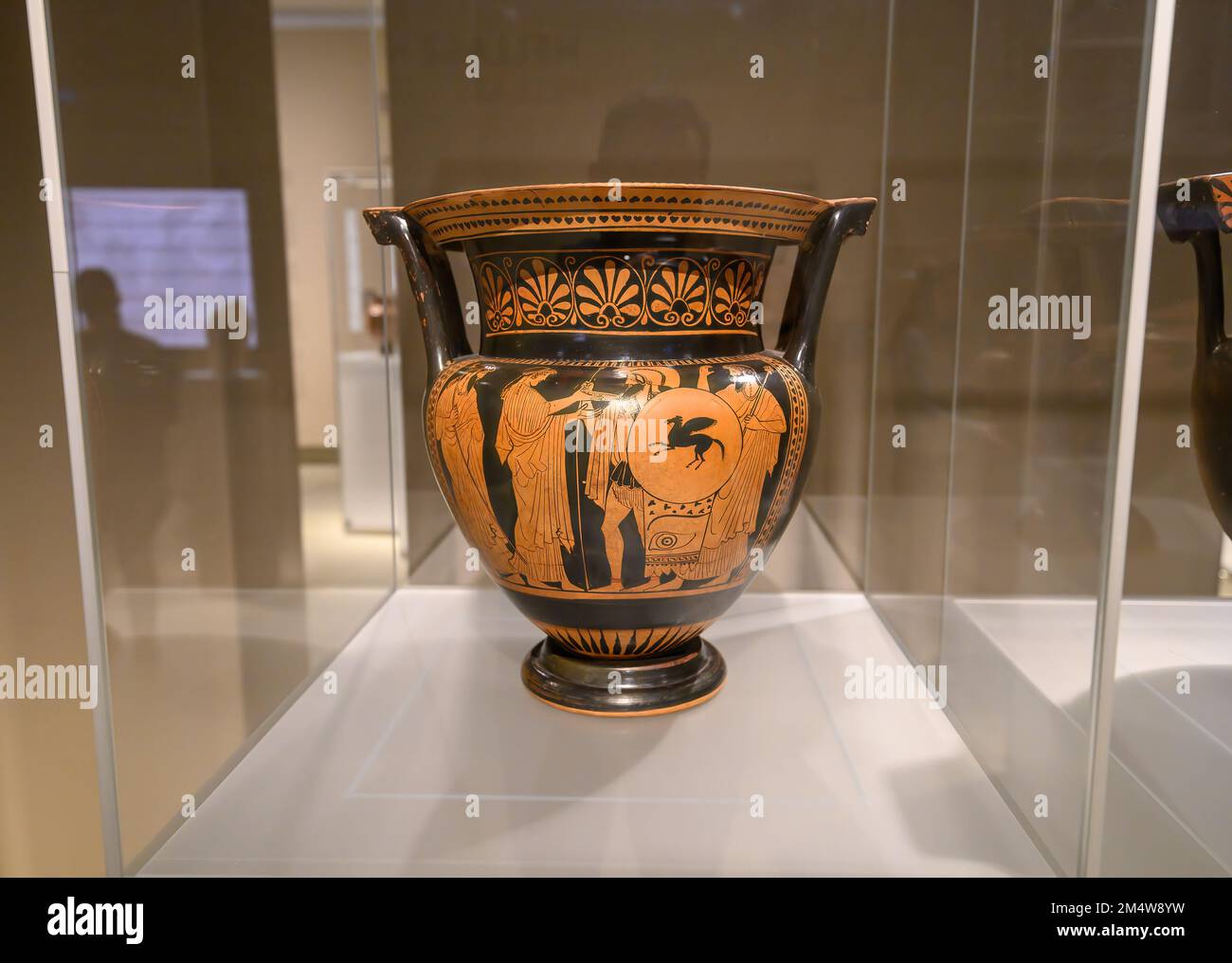 Budapest, Hungary. Interior of the Museum of Fine Arts. Ancient Greek ...