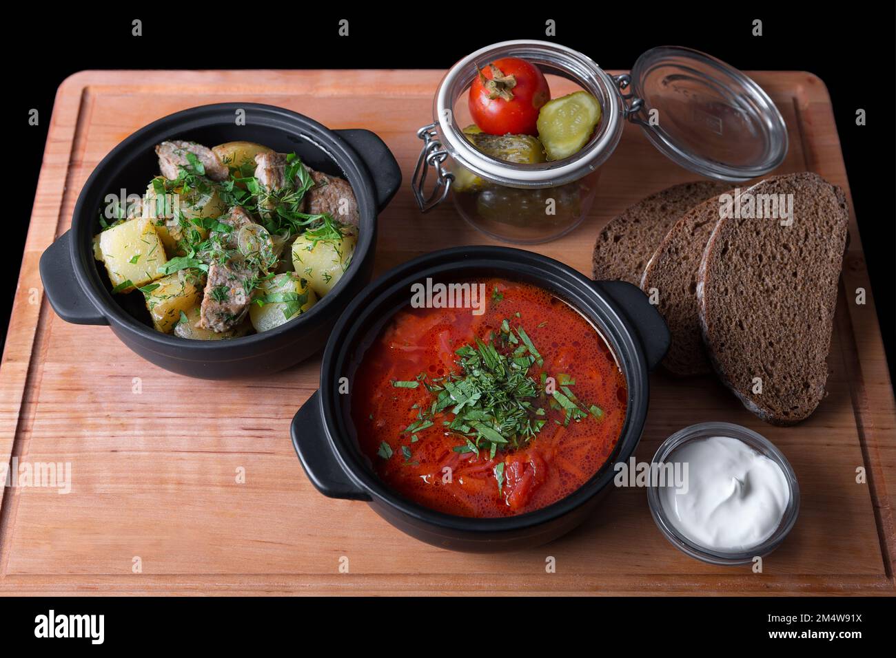 Ukrainian sour pickles hi-res stock photography and images - Alamy