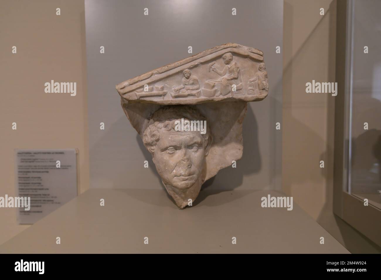 Budapest, Hungary. Interior of the Museum of Fine Arts. Ancient Greek ...