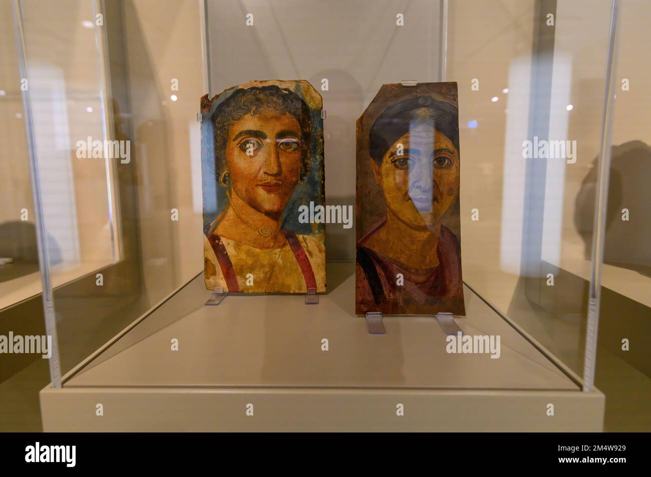 Budapest, Hungary. Interior of the Museum of Fine Arts. Ancient Greek ...