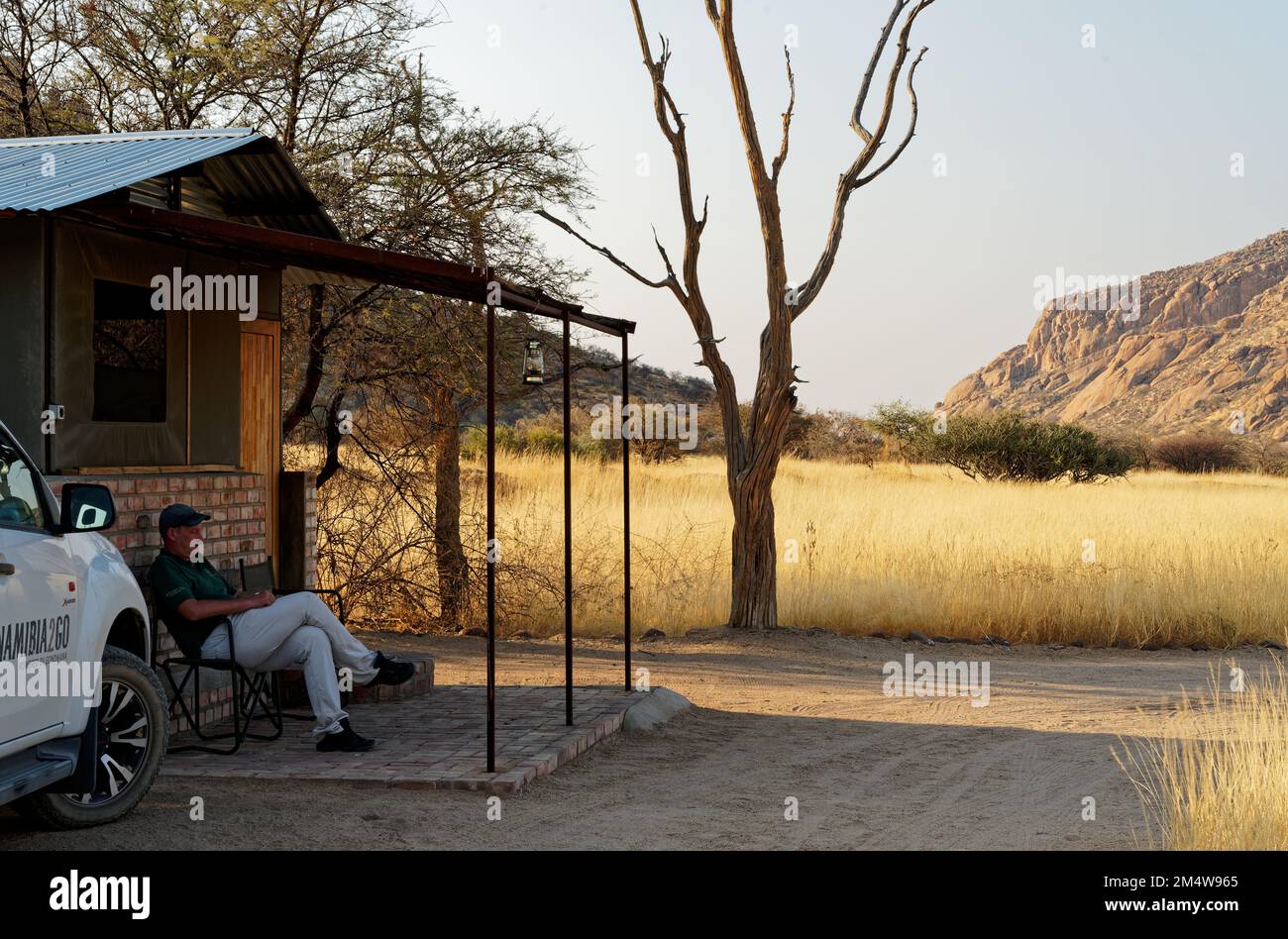 Omandumba Bush Camp, Namibia Stock Photo - Alamy