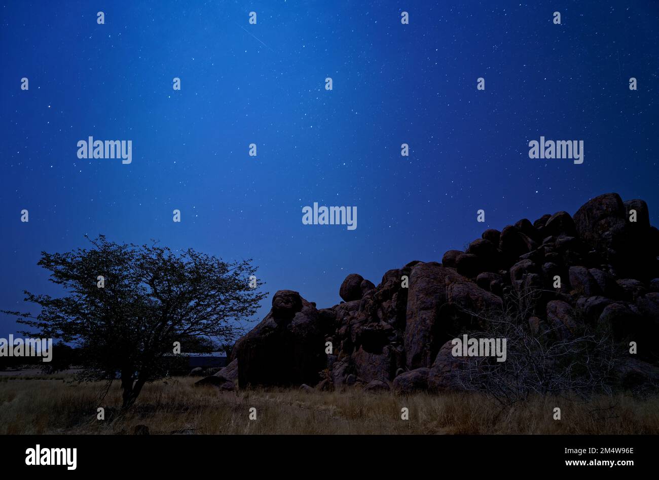 Starry Sky at Madisa Camp, Namibia Stock Photo - Alamy