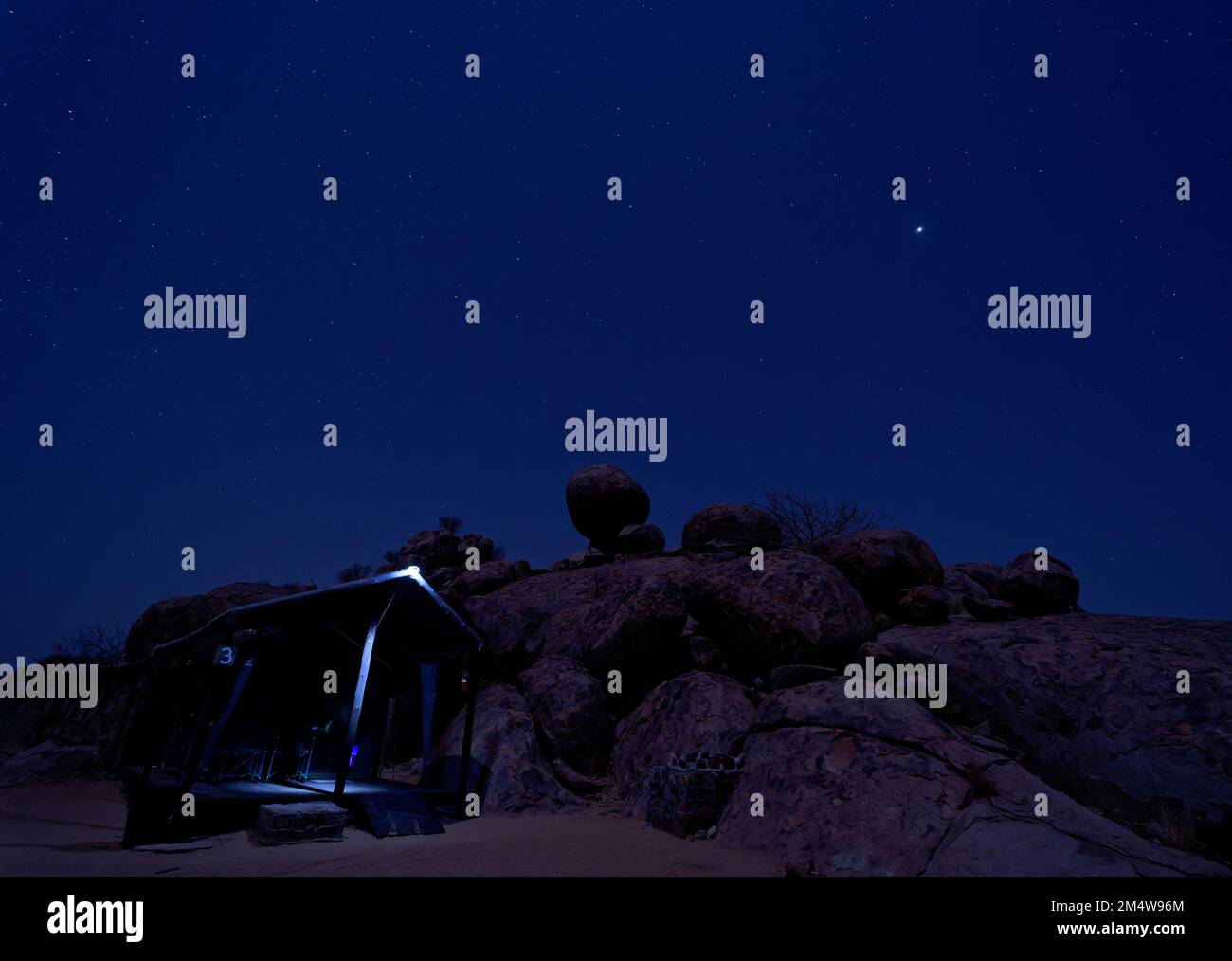 Starry Sky at Madisa Camp, Namibia Stock Photo - Alamy