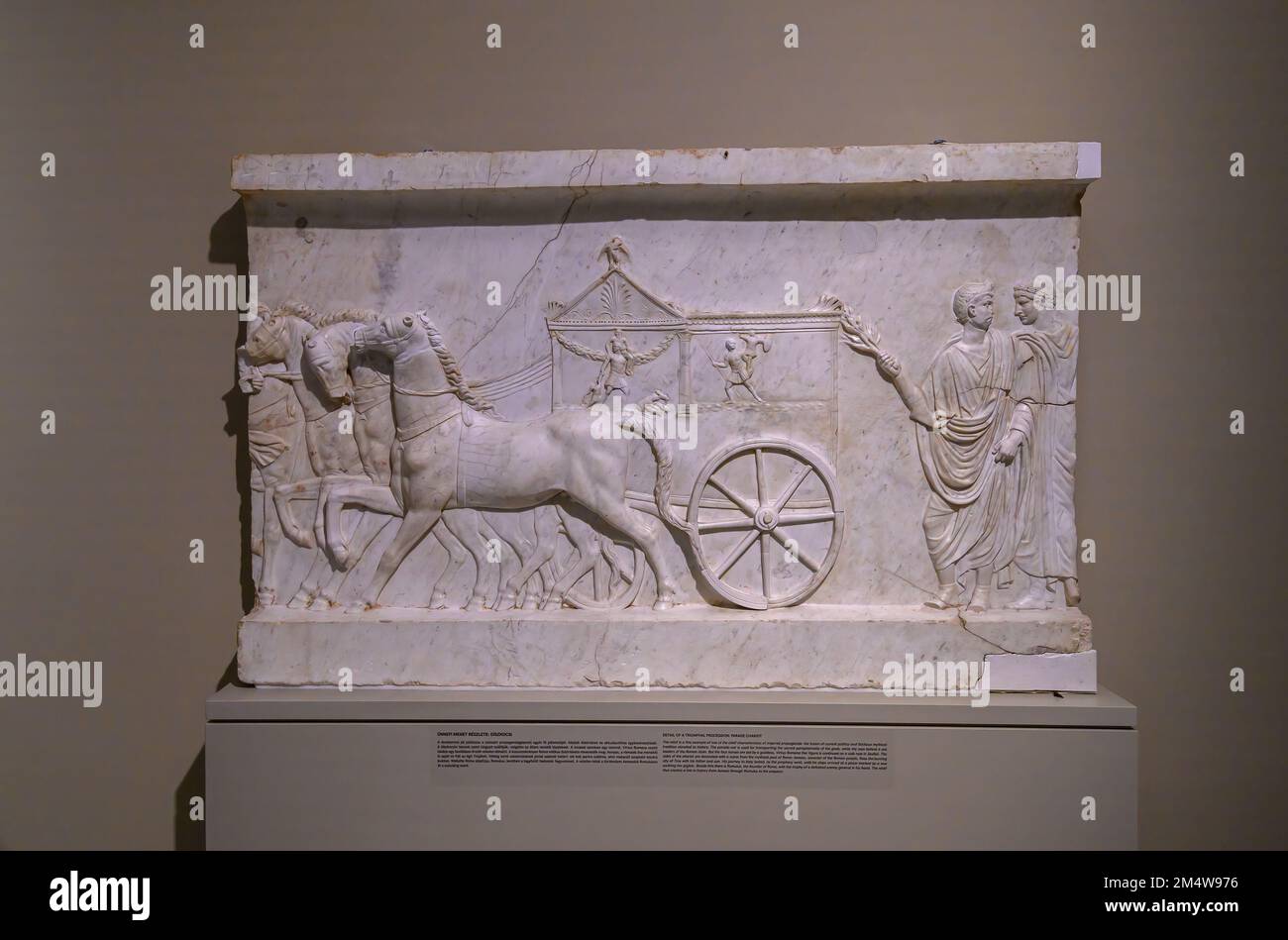 Budapest, Hungary. Interior of the Museum of Fine Arts. Ancient Greek ...