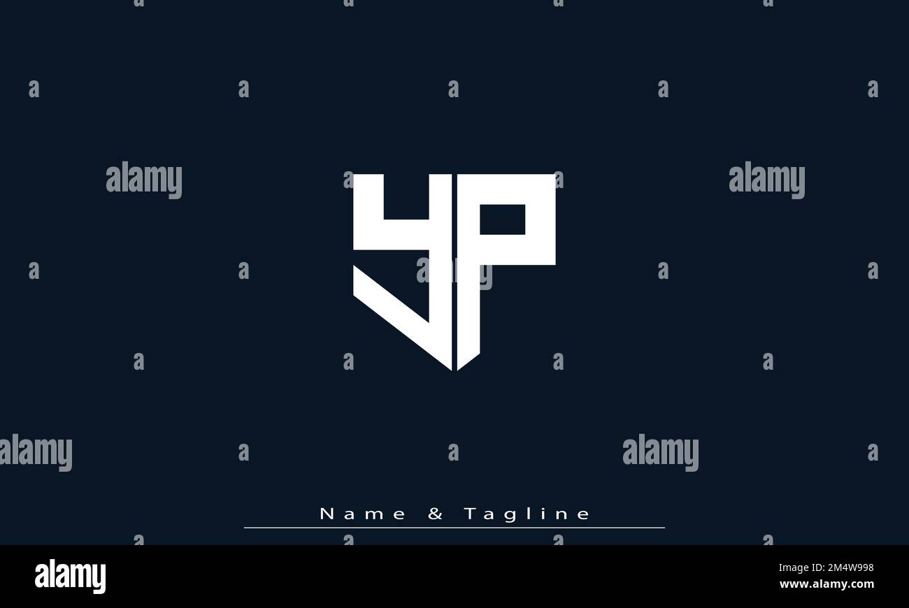 Alphabet letters Initials Monogram logo YP , PY Stock Vector Image ...