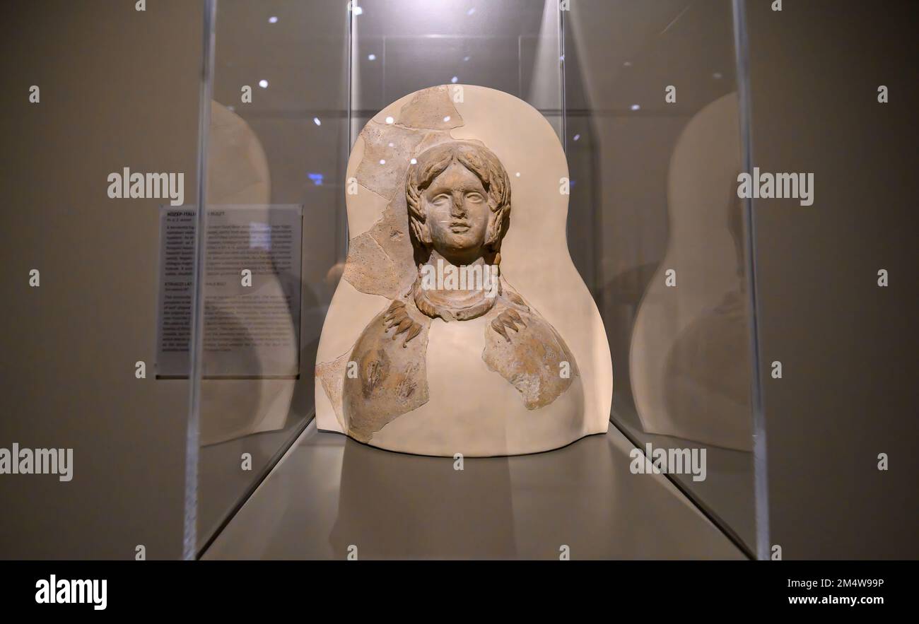 Budapest, Hungary. Interior of the Museum of Fine Arts. Ancient Greek ...