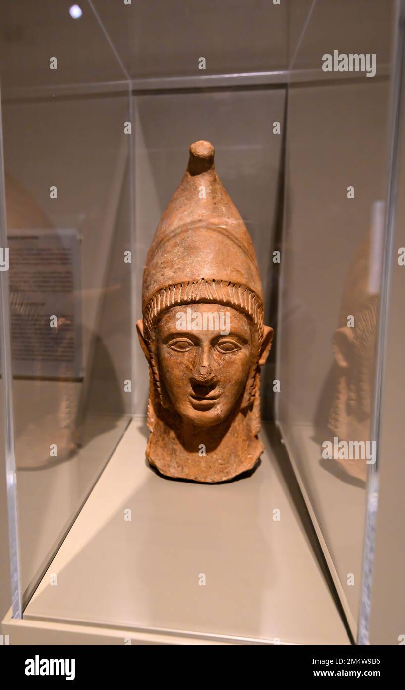 Budapest, Hungary. Interior of the Museum of Fine Arts. Ancient Greek ...