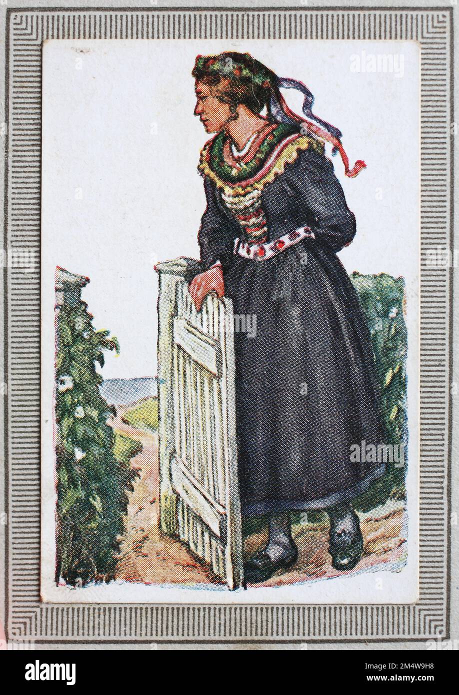 Trachten in Deutschland im 19. Jahrhundert, Mecklenburg Vorpommern ...