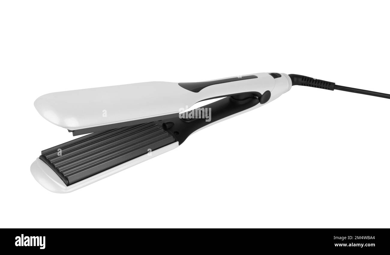 Electric wave iron isolated on white background Stock Photo - Alamy