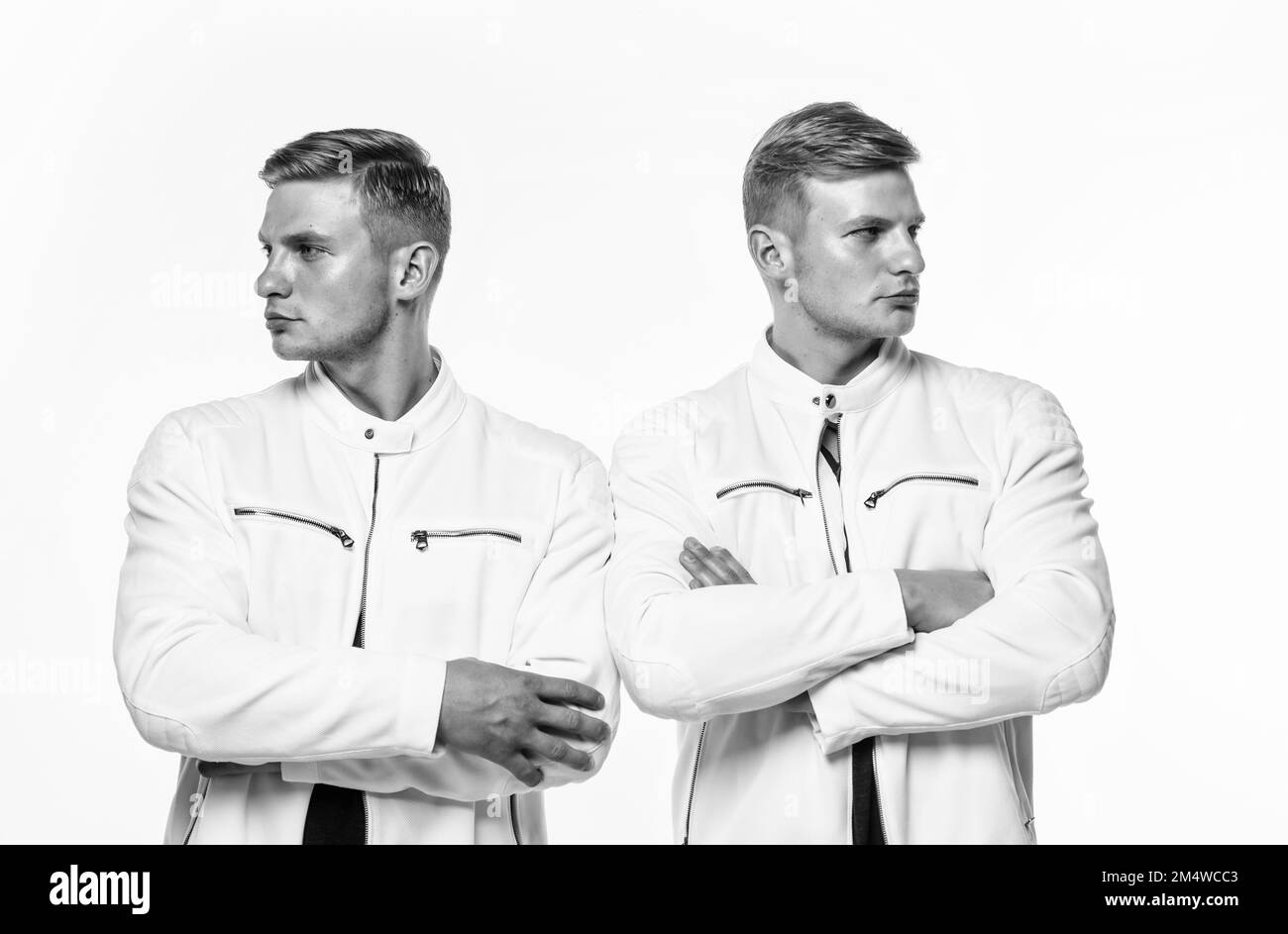 Identical twins Cut Out Stock Images & Pictures - Alamy