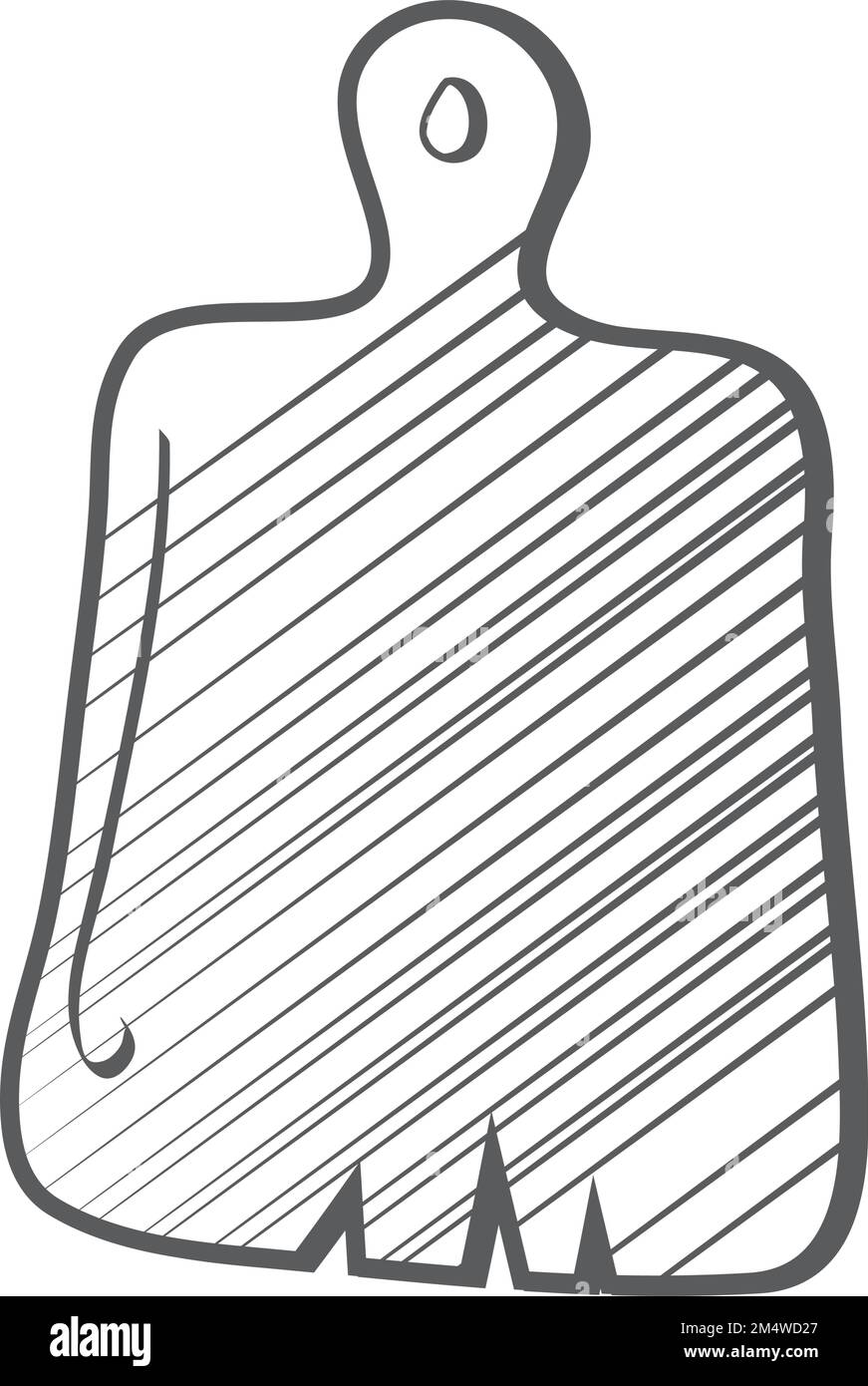 cutting board sketch icon Stock Vector Image & Art - Alamy