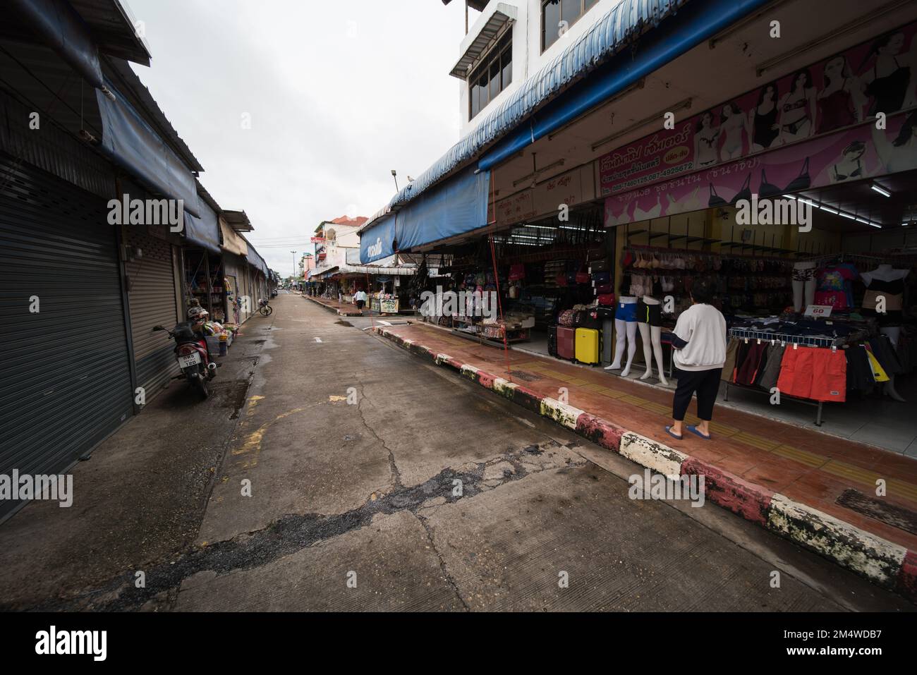 Mukdahan, Thailand, august 21, 2022. some street views from mukdahan ...