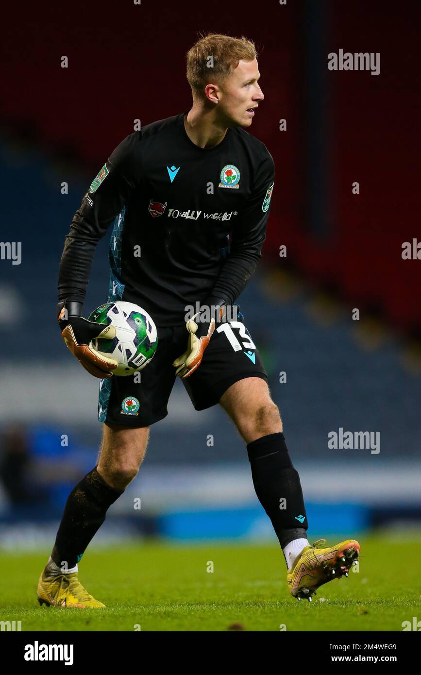 Blackburn Rovers goalkeeper Aynsley Pears during the Carabao Cup fourth ...
