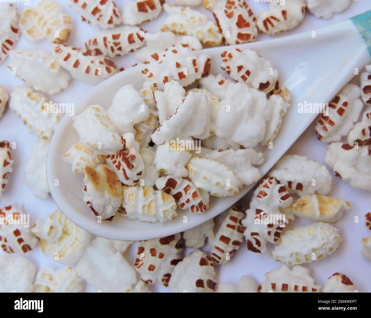 Popped rice - In India, it is called Khoi. It is a very light and ...