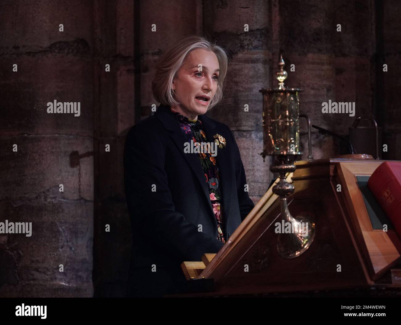 Dame Kristen Scott Thomas reading Michael Guite’s poem, Refugee, during ...