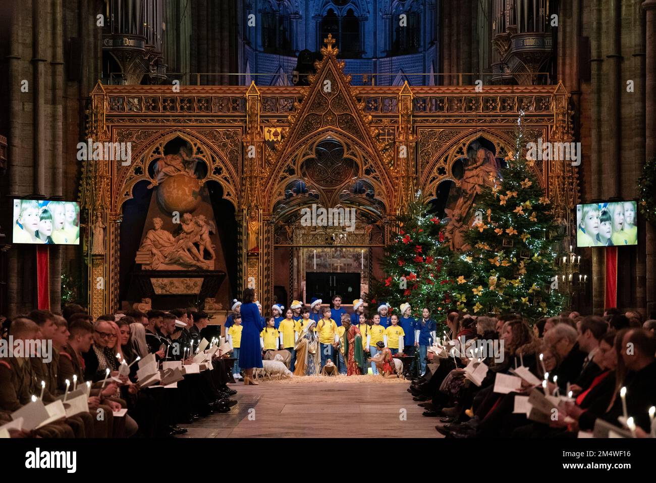 The St Marys Ukrainian Choir perform during the 'Together at Christmas ...
