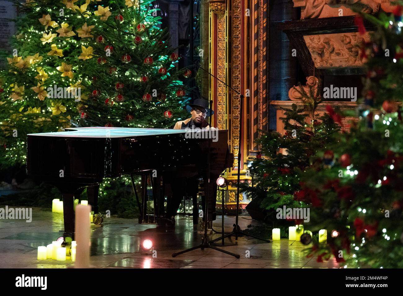 Alexis Ffrench performs during the 'Together at Christmas' Carol ...