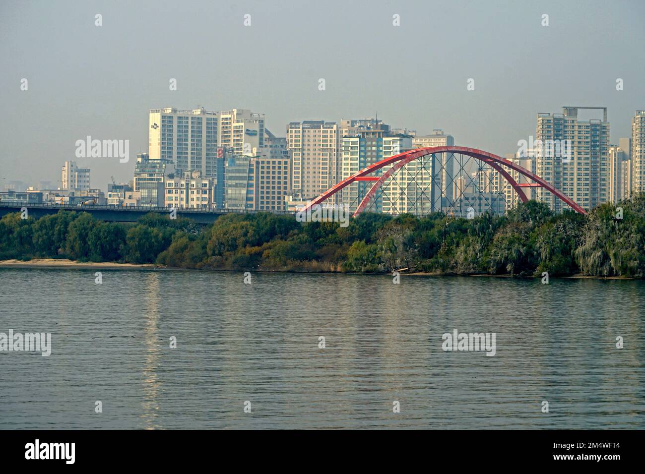 Hangang Park, Hangang Riverside, City Park of Korea, Seoul, South Korea ...
