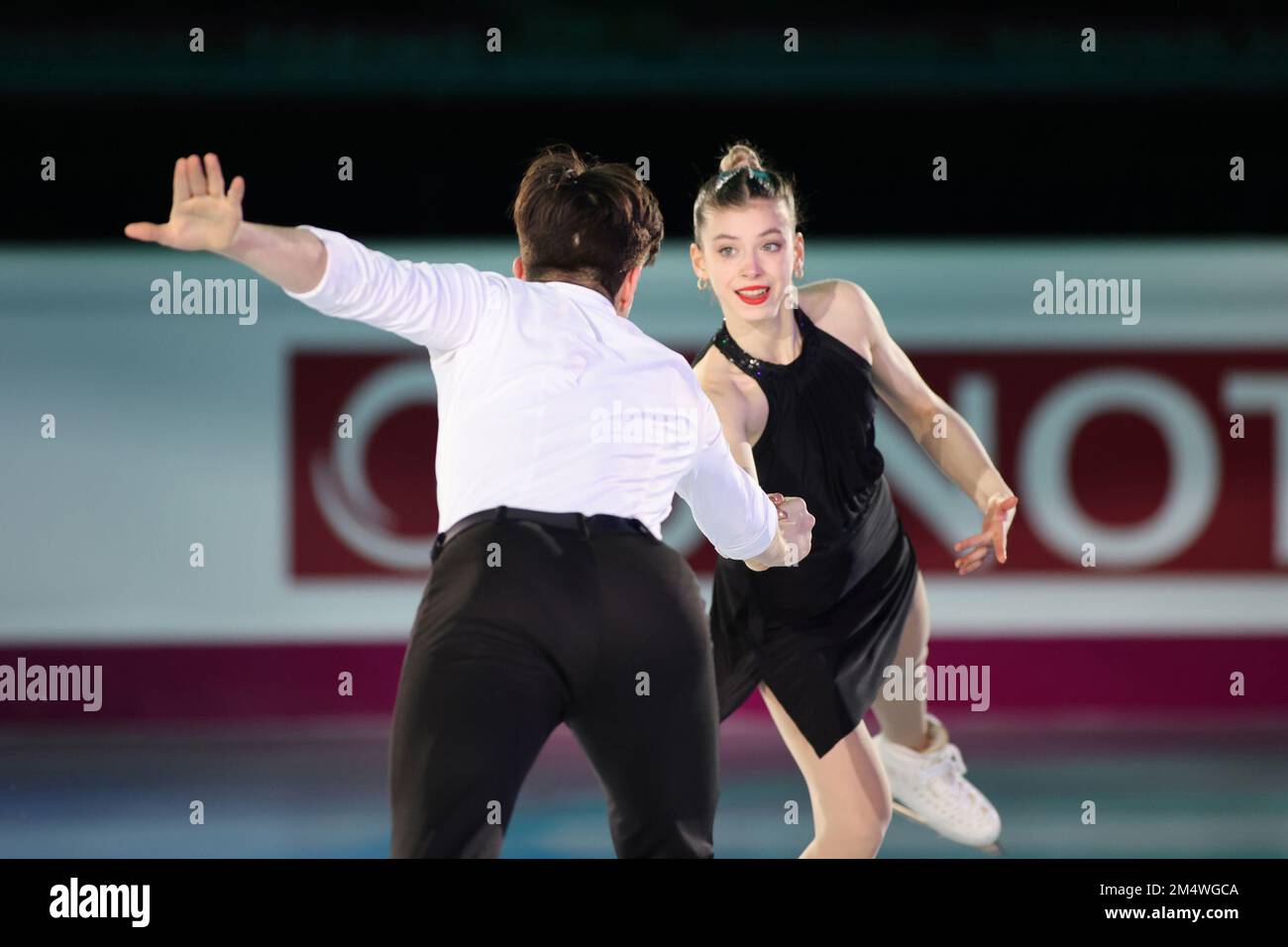 Palavela, Turin, Italy, December 11, 2022, Anastasia Golubeva and ...