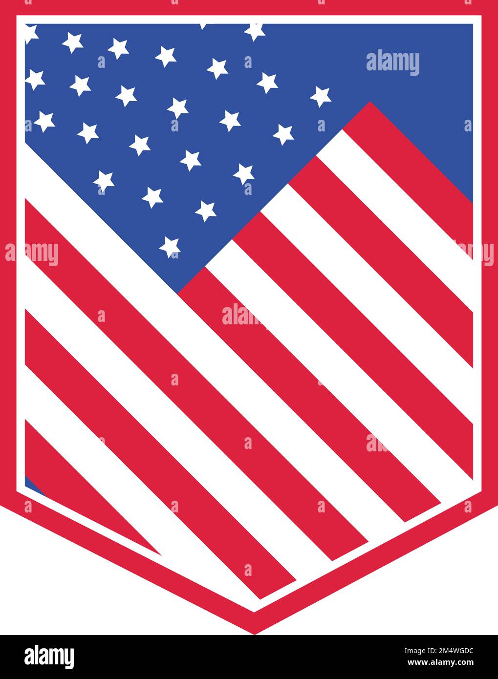 US flag shield Stock Vector Image & Art - Alamy