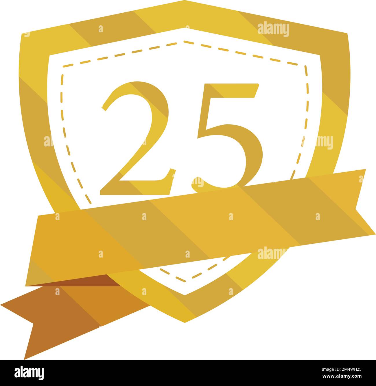 25 years anniversary banner Cut Out Stock Images & Pictures - Alamy
