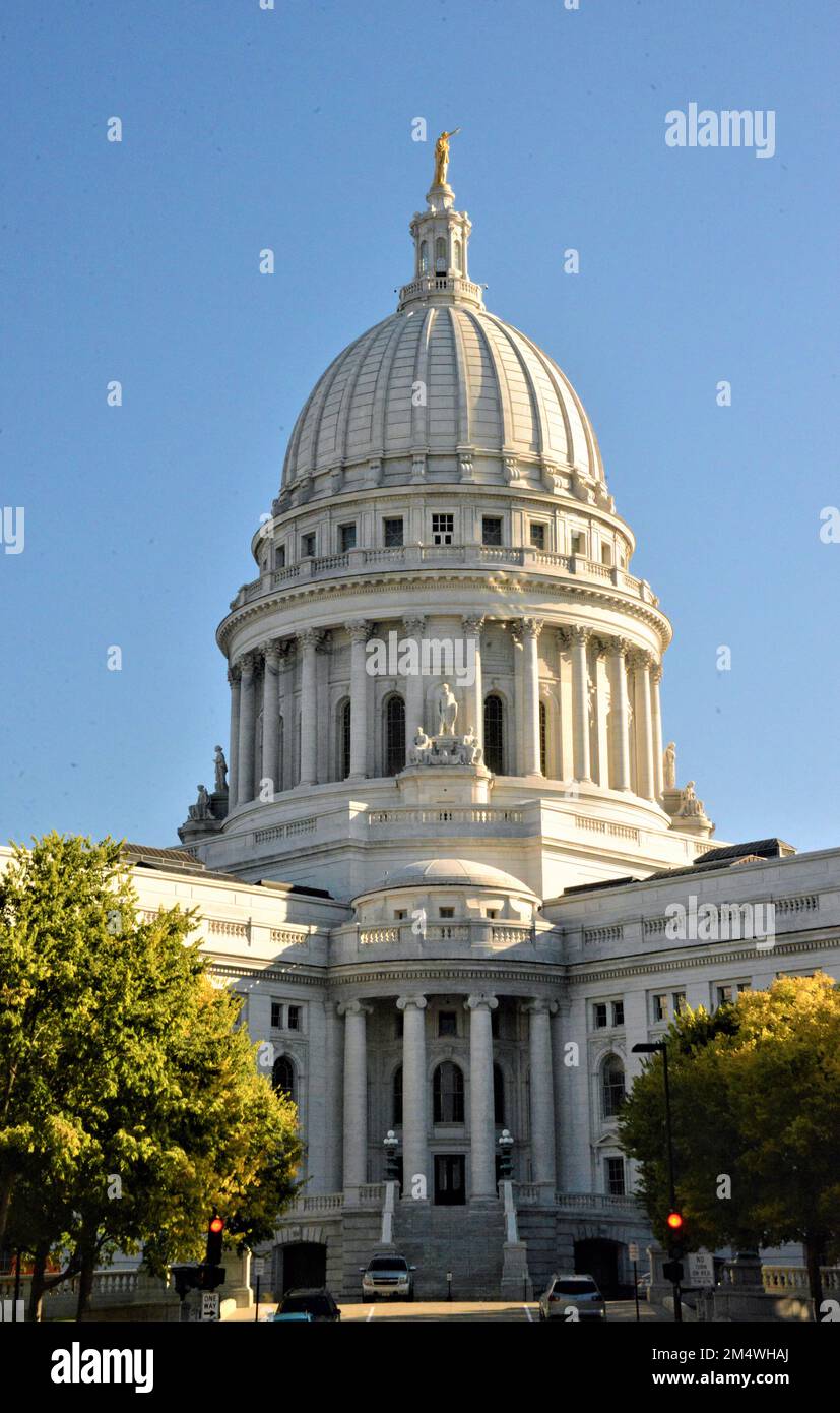 State Capitol Building in Madison Wisconsin Stock Photo - Alamy
