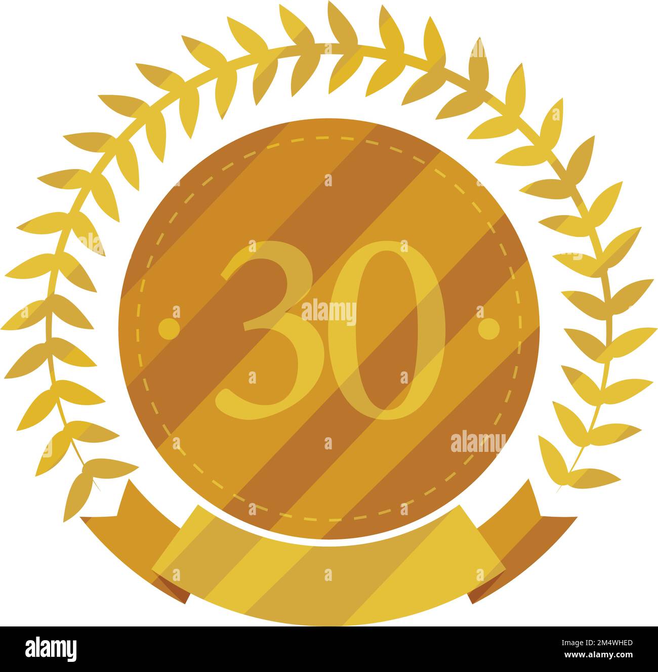 30th anniversary illustration Cut Out Stock Images & Pictures - Alamy