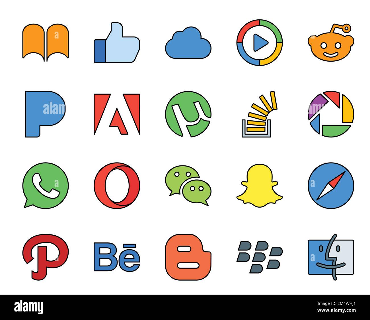 Logo whatsapp messenger Stock Vector Images - Alamy