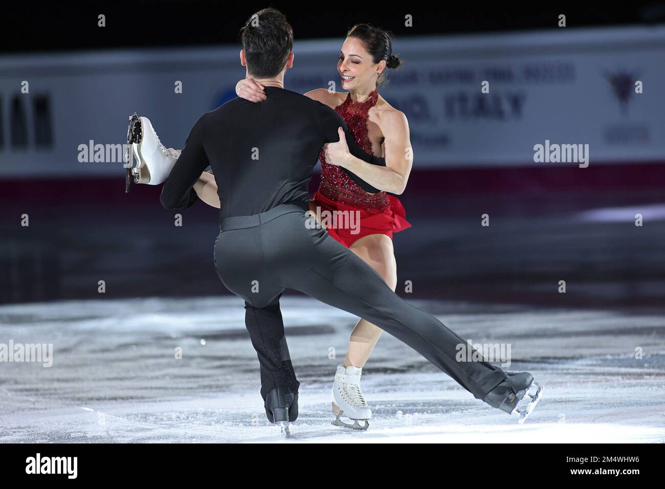 Palavela, Turin, Italy, December 11, 2022, Deanna Stellato-Dudek and Maxime Deschamps (Canada ...