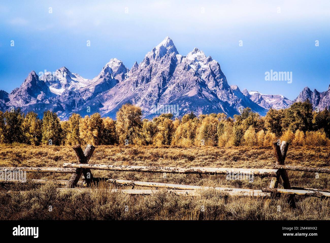Ranch fence hi-res stock photography and images - Alamy