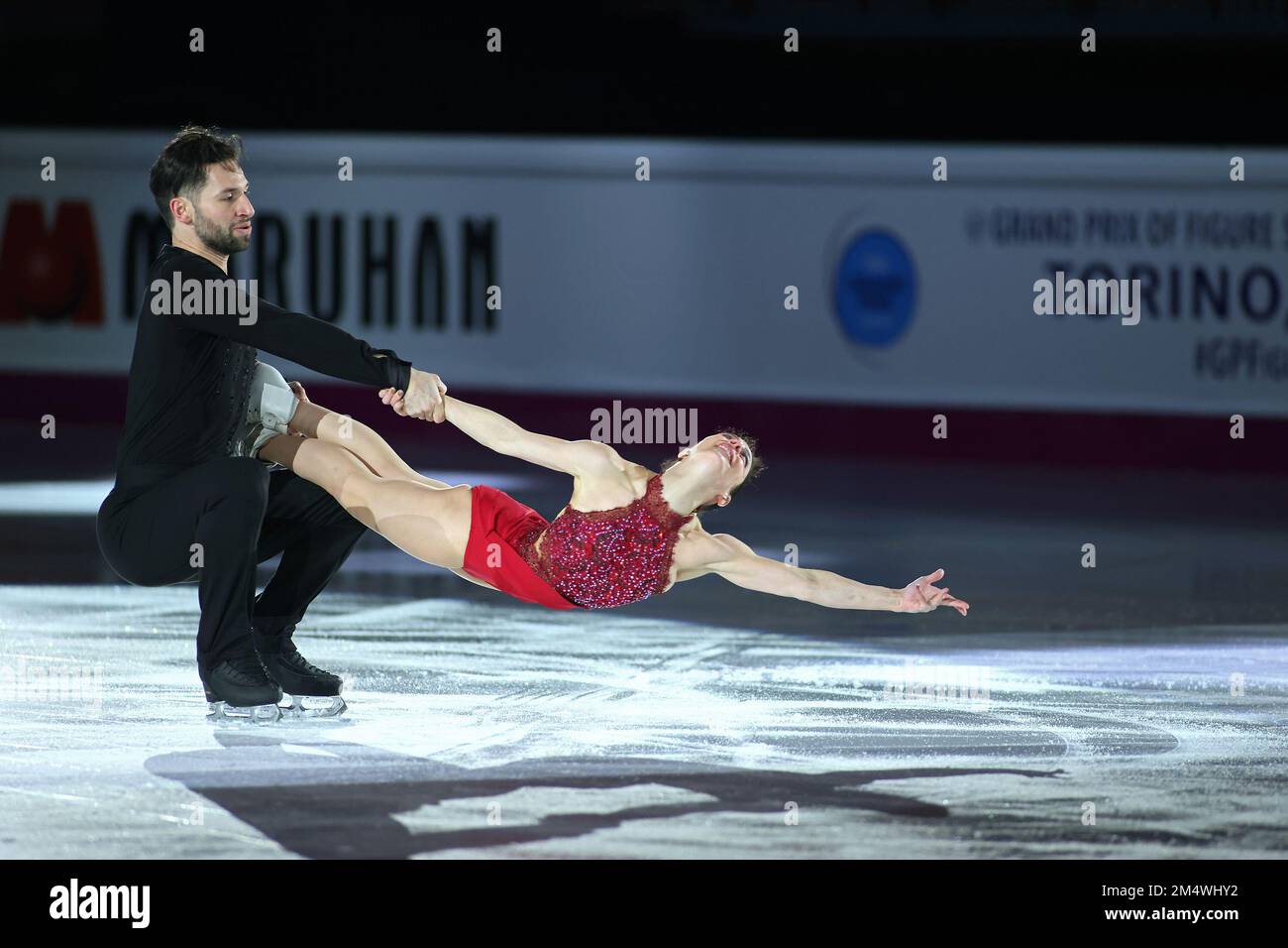 Palavela, Turin, Italy, December 11, 2022, Deanna Stellato-Dudek and Maxime Deschamps (Canada ...