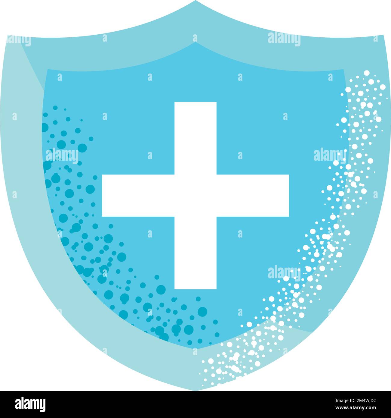 medical shield cross Stock Vector Image & Art - Alamy