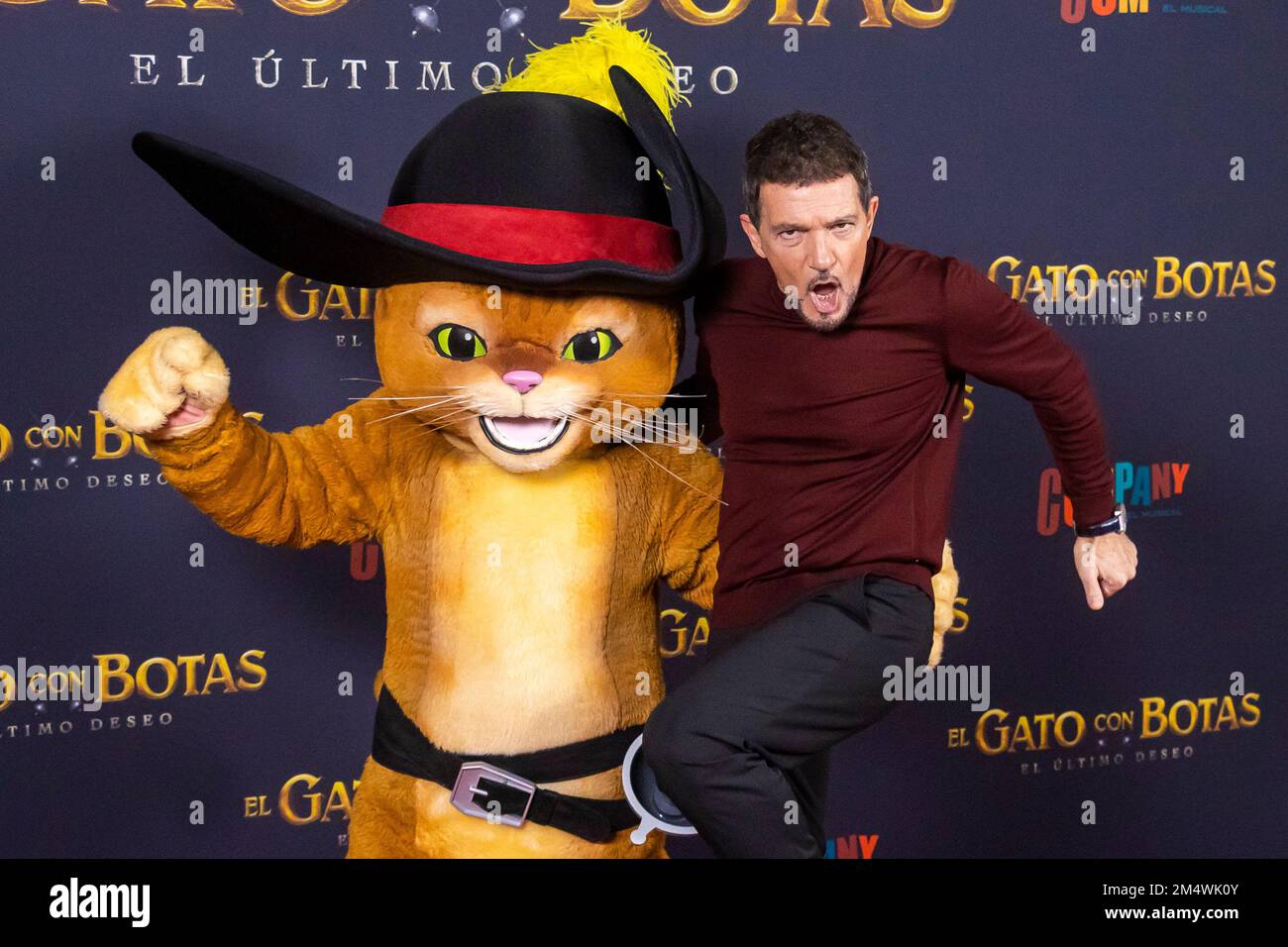 Actor Antonio Banderas attends the "El Gato Con Botas: El Ultimo Deseo ...