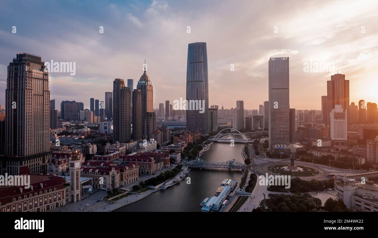 Chinese port city of tianjin hi-res stock photography and images - Alamy