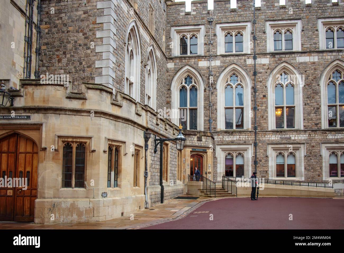Windsor, UK, December 22nd 2022 - Windsor Castle from outside Stock ...