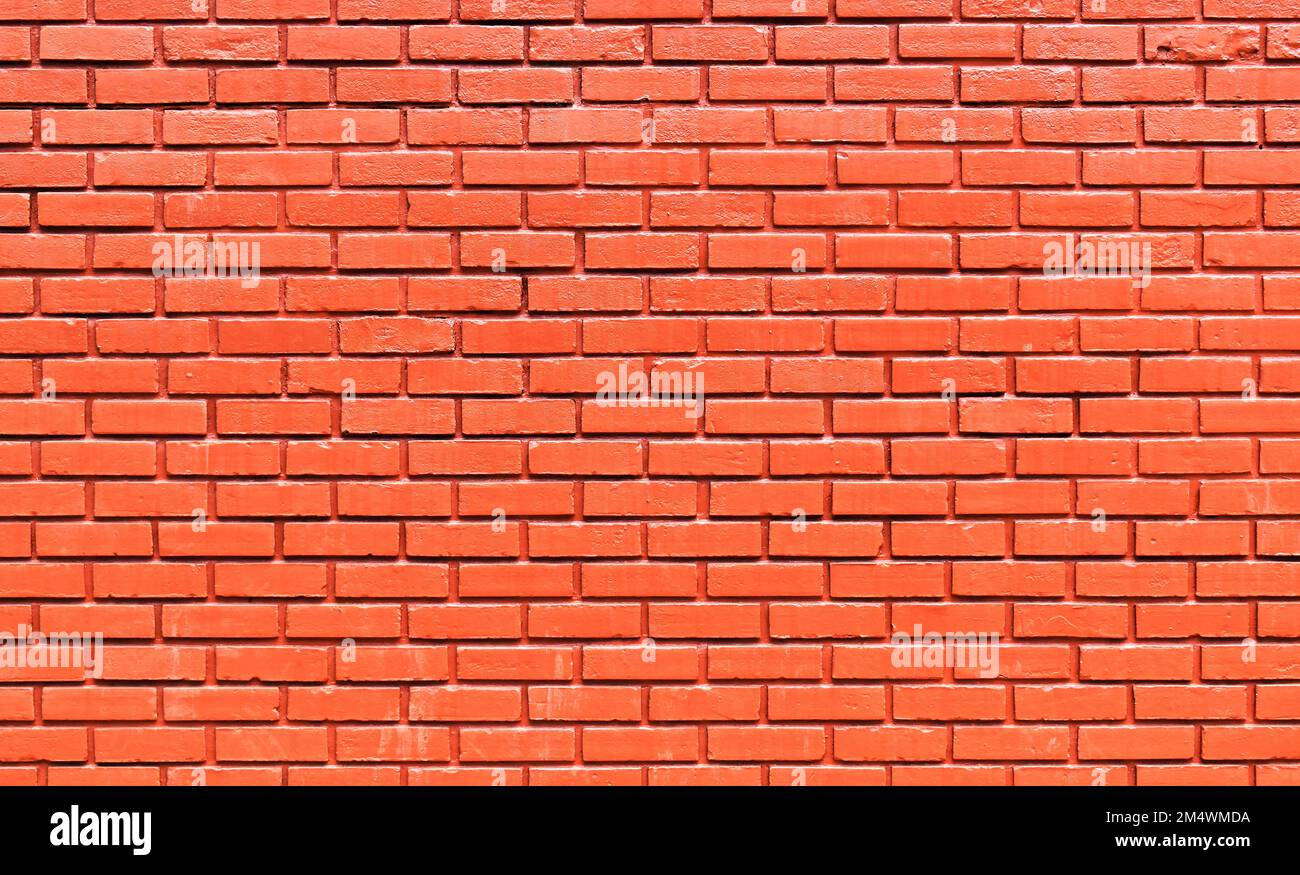 Red brick wall texture background Stock Photo - Alamy