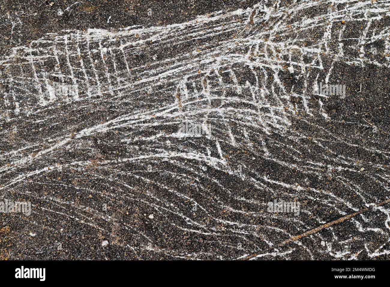 Scratched concrete floor in Teresopolis, Rio de Janeiro, Brazil Stock ...