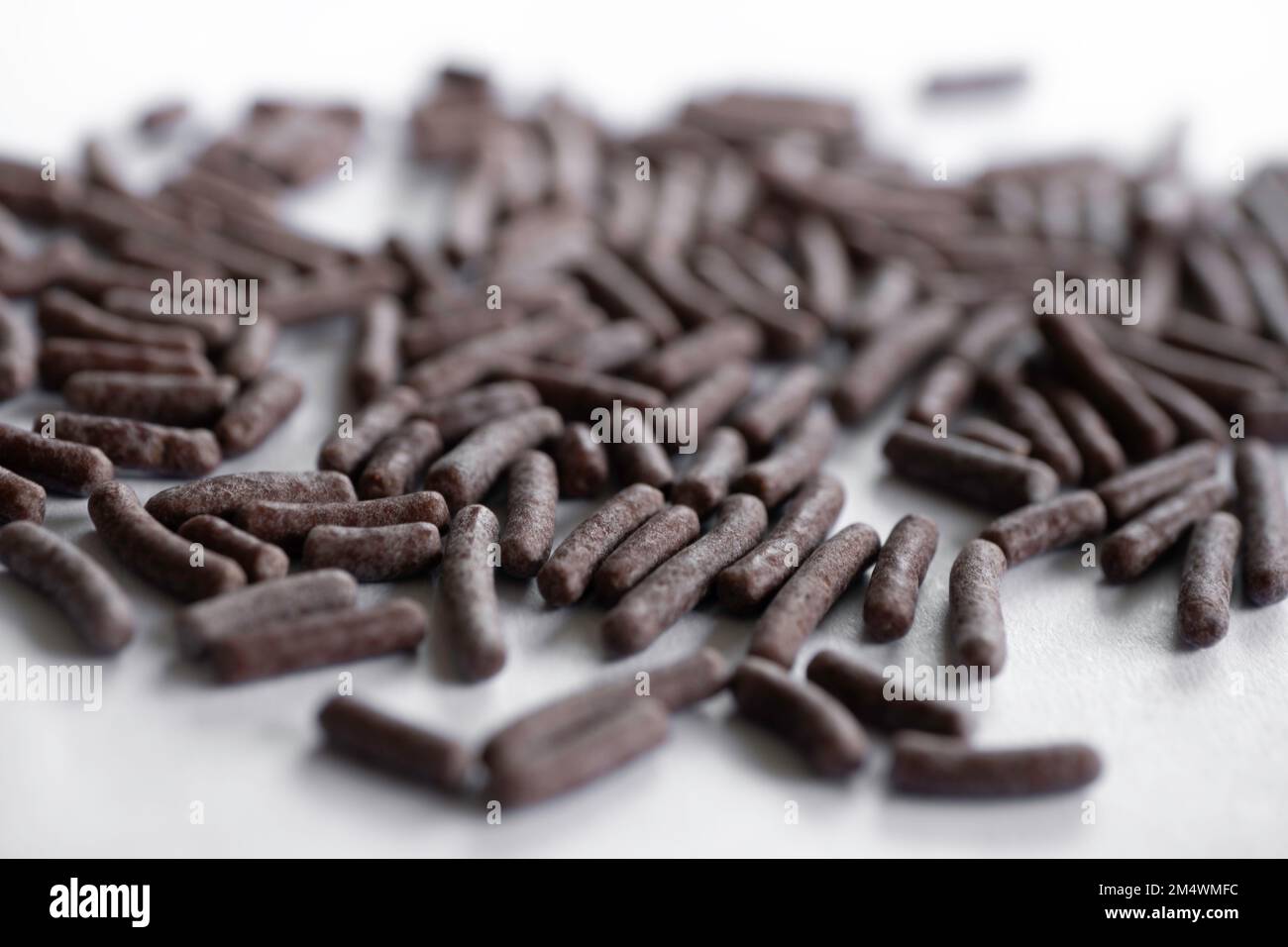 Black chocolate sprinkles (in Dutch: hagelslag or chocolade-hagelslag ...