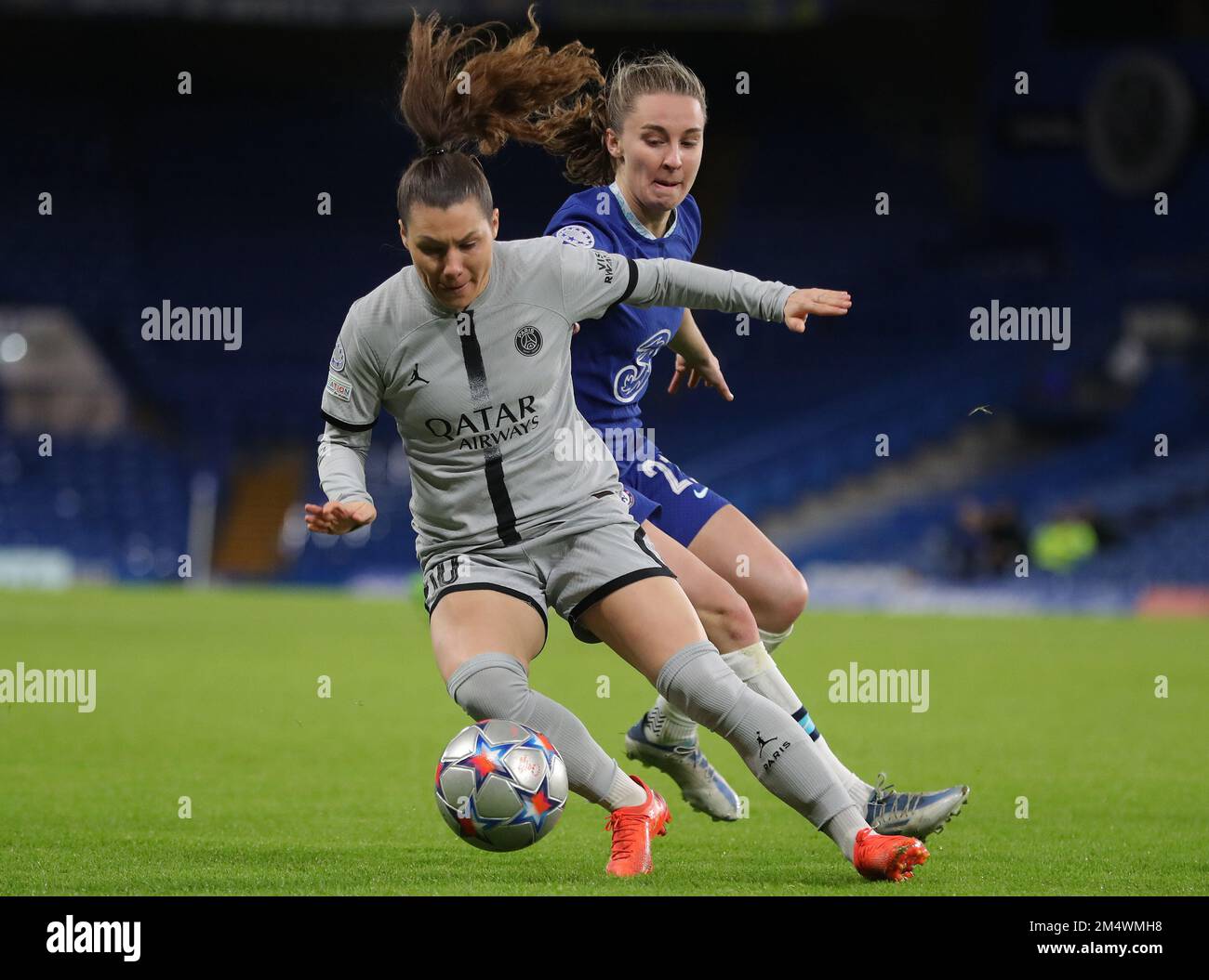 Chelsea v paris saint germain uefa womens champions league hi-res stock ...