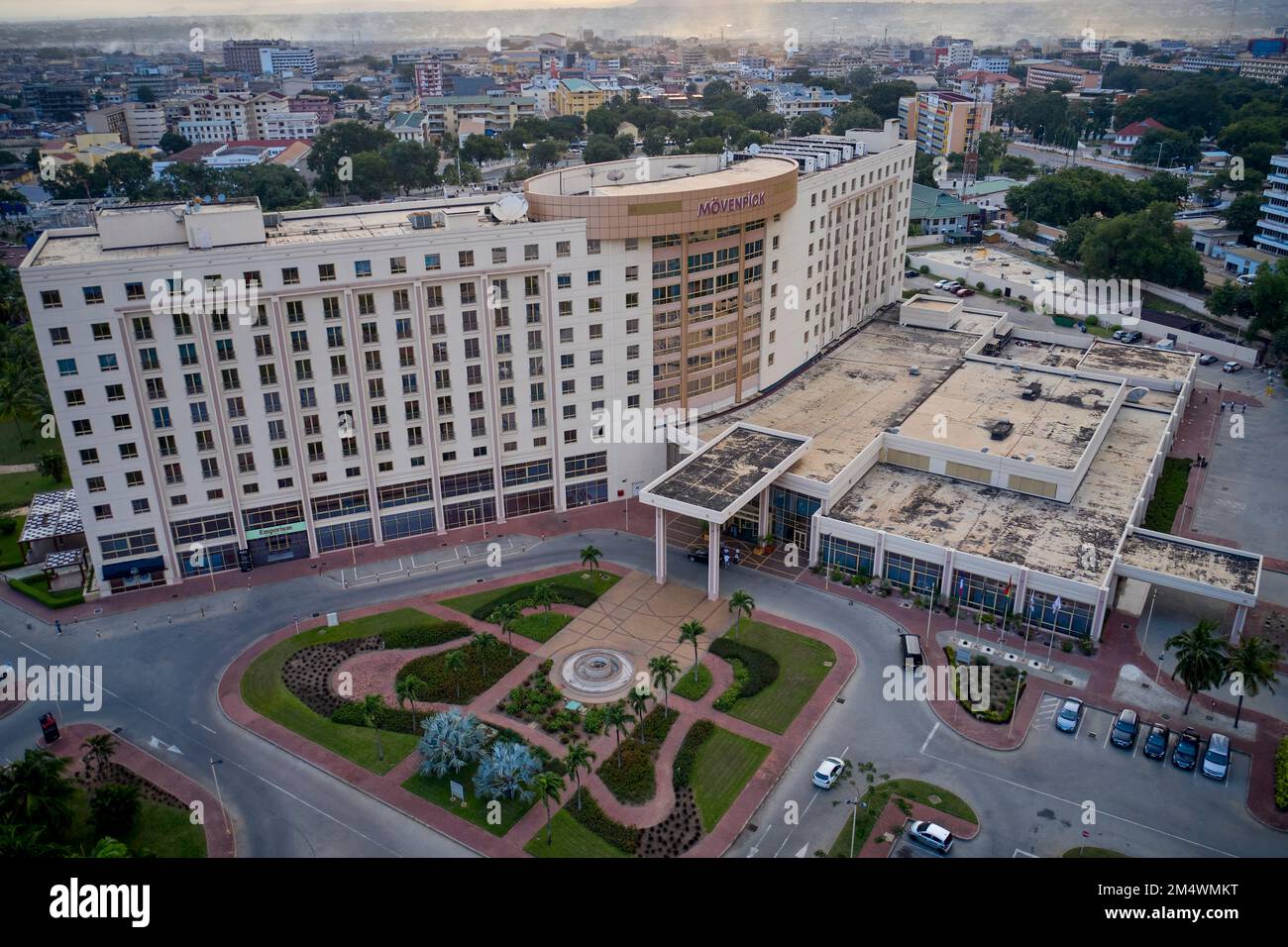 aerial of City centre in Accra, Ghana Stock Photo - Alamy