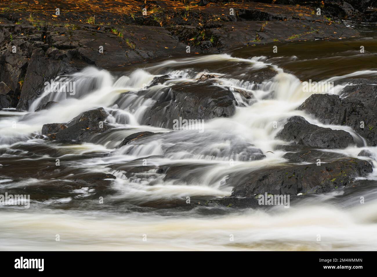 Kennebec Falls, the Serpent River, Serpent River First Nation, Ontario ...
