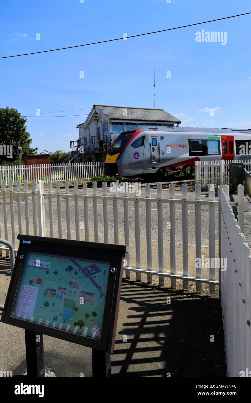Greateranglia Trains, Class 755 train at Manea station, Cambridgeshire ...