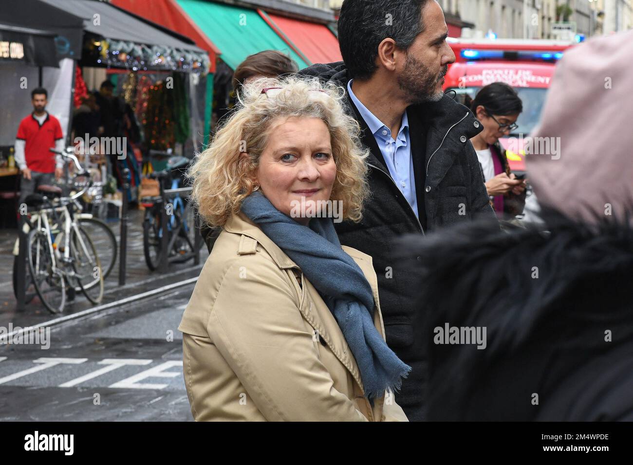 Paris, France. 23rd Dec, 2022. Alexandra Cordebard, mayor of the 10th ...