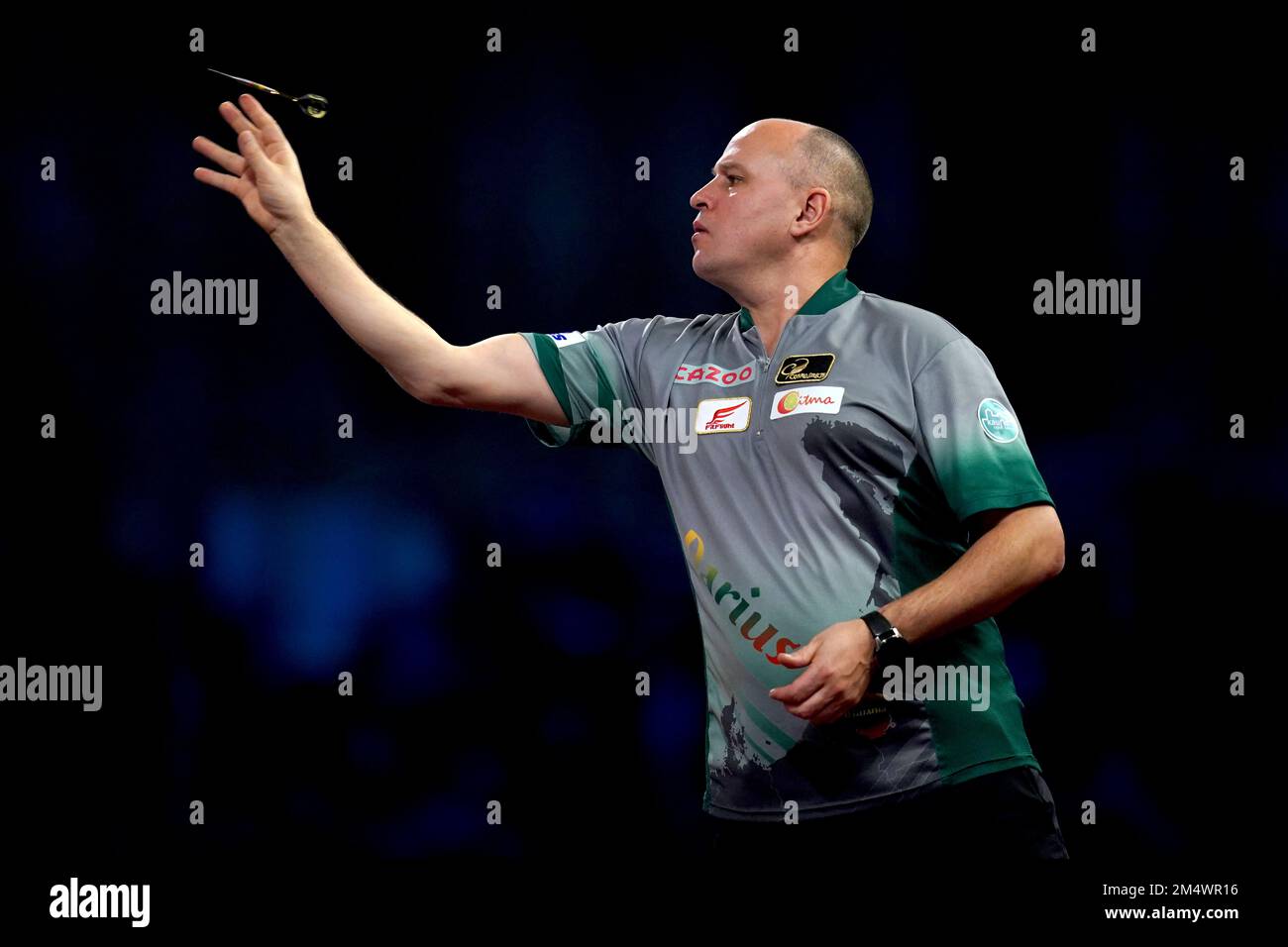 Darius Labanauskas during his match against Ross Smith during day nine ...