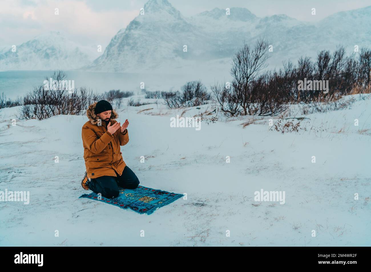 A Muslim traveling through arctic cold regions while performing the ...