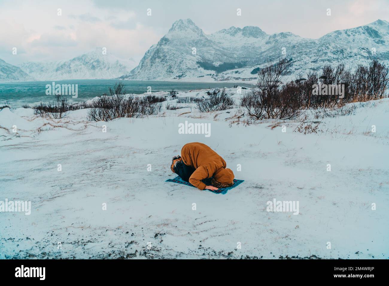 A Muslim traveling through arctic cold regions while performing the ...